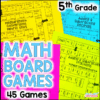 5th Grade Math Board Games for the Entire Year! | Chloe Campbell Education
