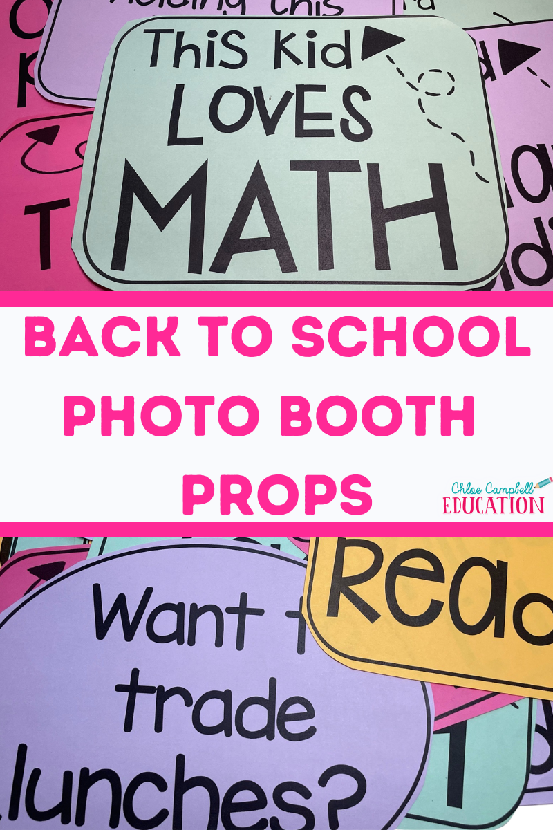 How to Create a Back to School Photo Booth