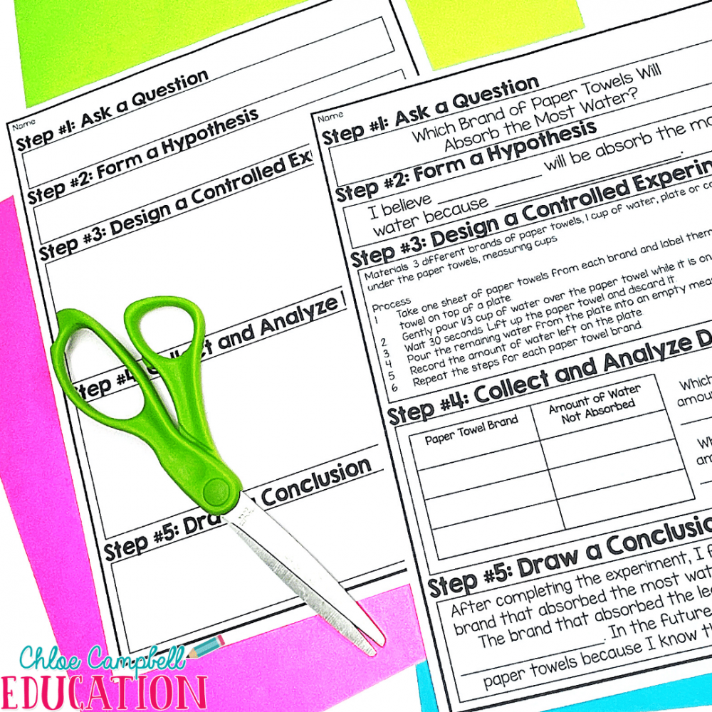 Hands On Scientific Method Activities Your Elementary Students will ...