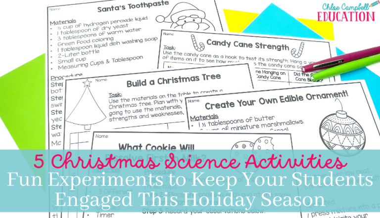 5 Christmas science activities that will keep your students focused and ...