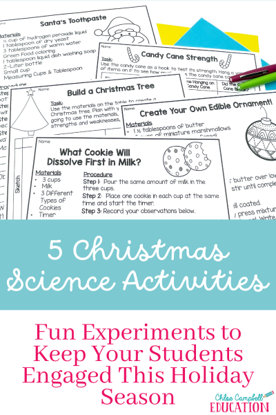 5 Christmas science activities that will keep your students focused and ...