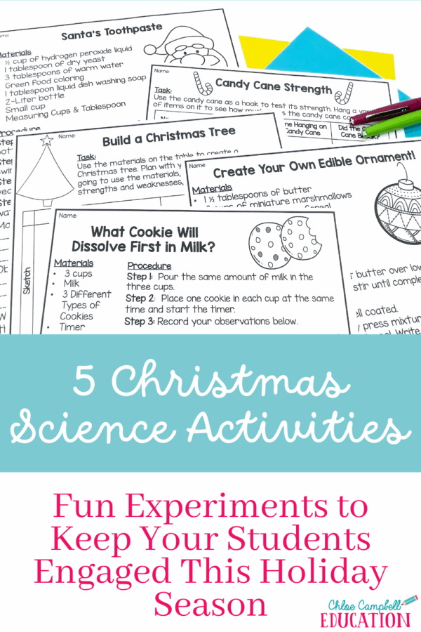 5 Christmas science activities that will keep your students focused and ...