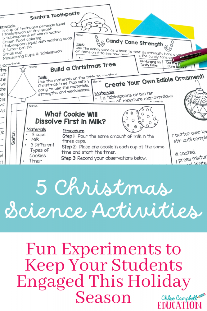 5 Christmas science activities that will keep your students focused and ...