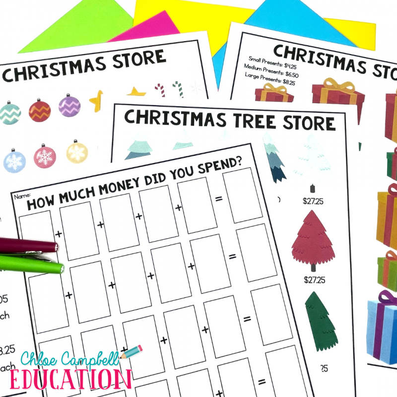 4 Christmas math activities your students will love – Chloe Campbell ...
