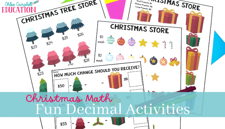 4 Christmas math activities your students will love – Chloe Campbell ...