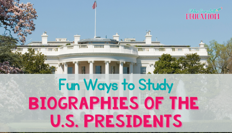 Fun Ways to Study Biographies of the U.S. Presidents