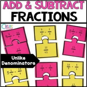 Easy Math Center Activities to Reinforce Adding and Subtracting ...