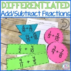 Easy Math Center Activities to Reinforce Adding and Subtracting ...