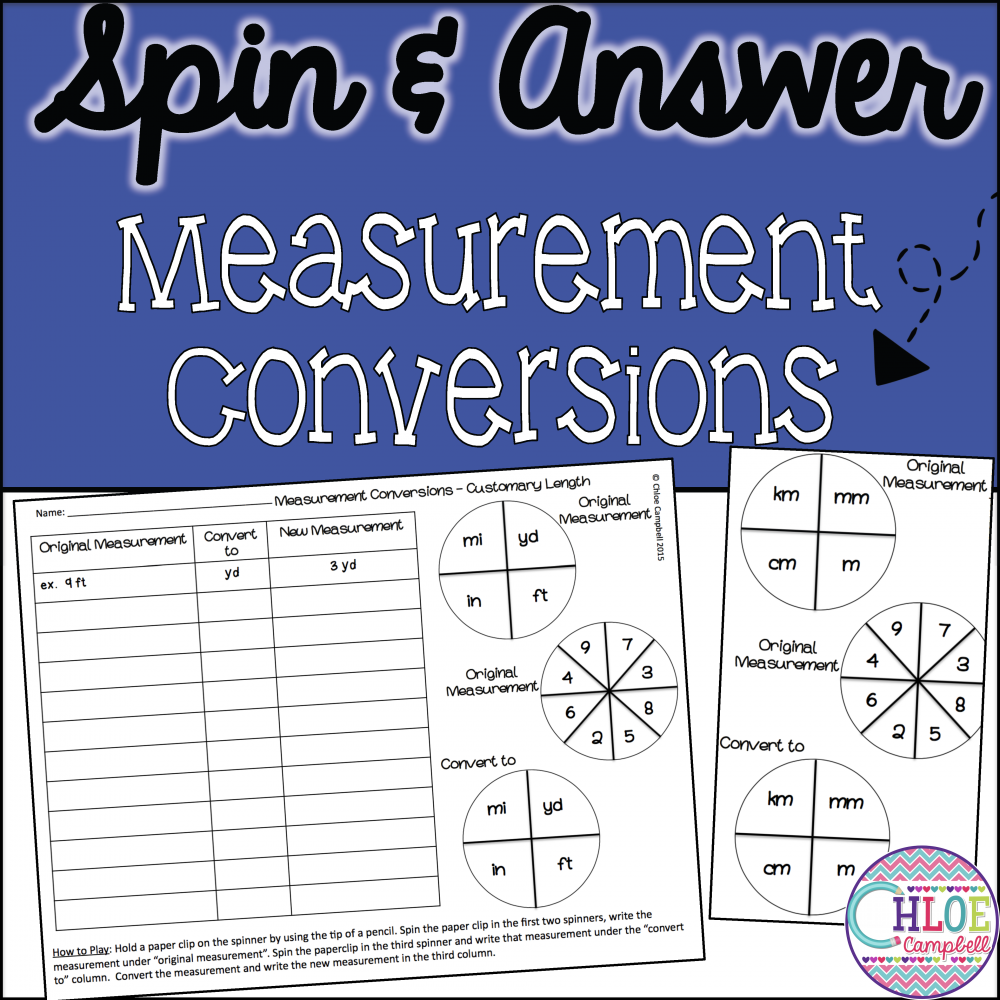 Unique Ways to Teach Converting Measurements | Chloe Campbell Education