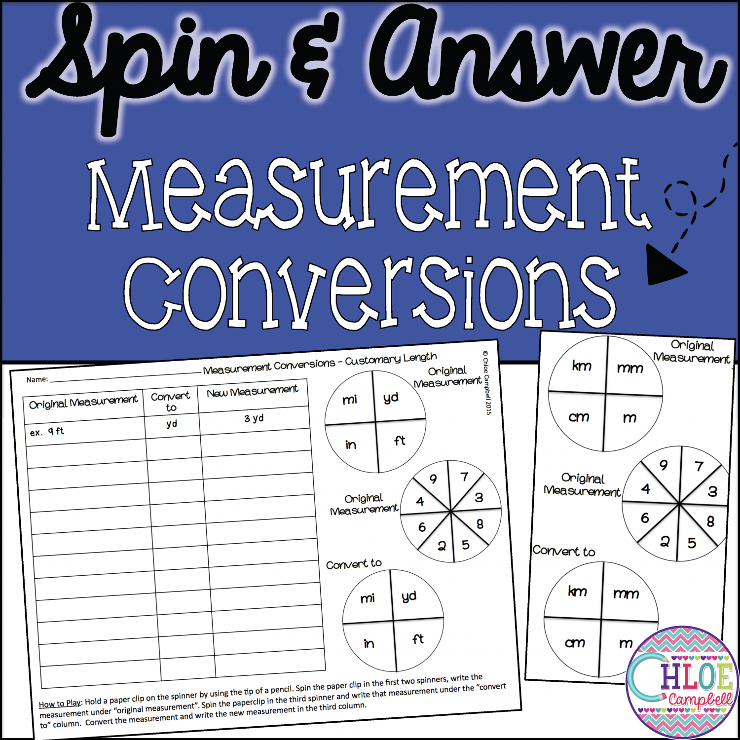 Unique Ways to Teach Converting Measurements | Chloe Campbell Education
