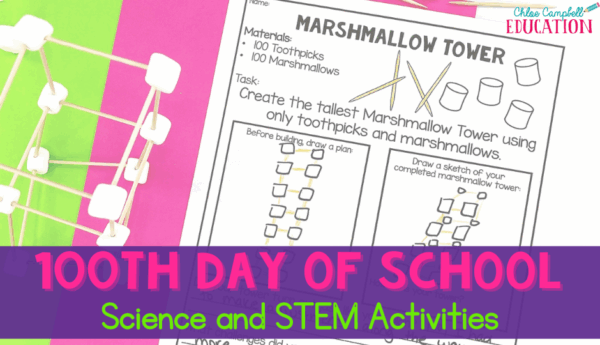 100th Day of School Science & STEM Activities Your Students Will Love ...