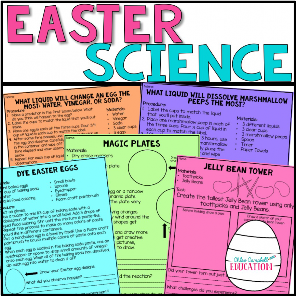 Easy Easter Science Investigations & Experiments – Chloe Campbell Education