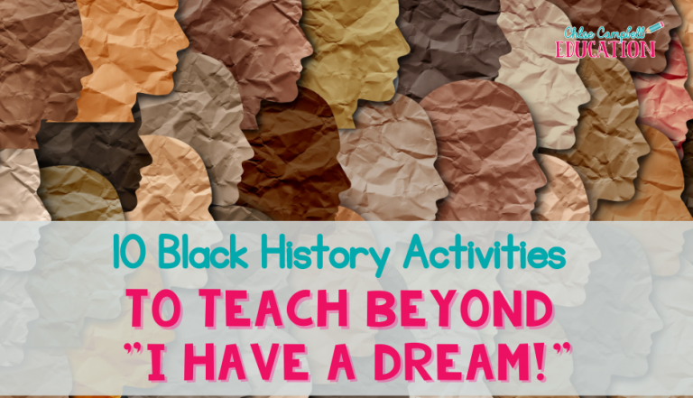 10 Black History Month Activities To Teach Beyond “I Have a Dream ...