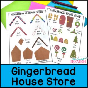Christmas Adding & Subtracting Decimals Math | Build a Gingerbread ...