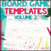 Math Board Game Project – Blank Game Board Templates to Create Your Own ...