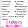 Careers in Science Bulletin Board | Career Day | Science Classroom ...
