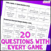 5th Grade Science Review Games BUNDLE – Nature of Science Weather Rocks ...
