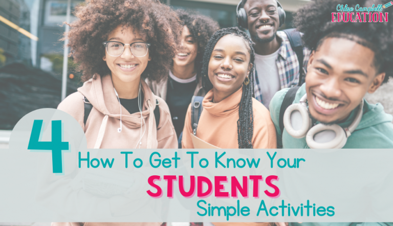 How To Get To Know Your Students In 4 Amazingly Simple Activities ...