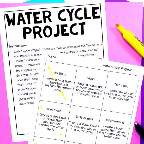 11 Fun Ways To Teach The Water Cycle To Students | Chloe Campbell Education