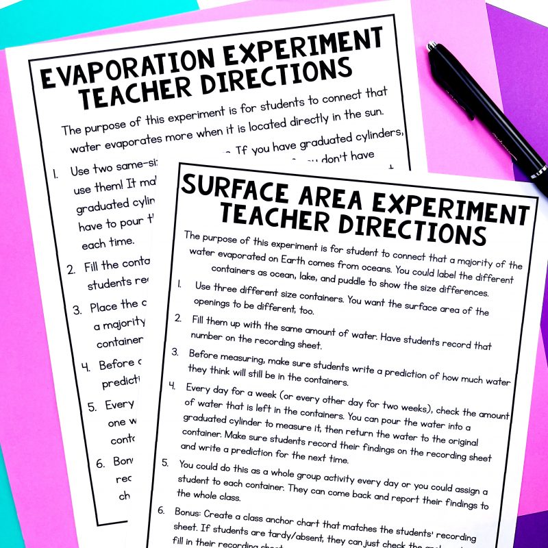 11 Fun Ways To Teach The Water Cycle To Students – Chloe Campbell Education
