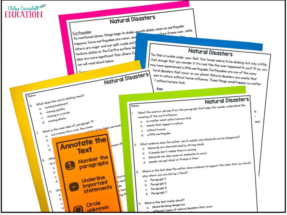 5 Tips For Teaching Natural Disasters To Engage Students – Chloe ...