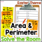 Area and Perimeter Solve the Room Cards – Easter Theme Math Activity ...