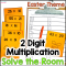 2 Digit by 2 Digit Multiplication Solve the Room – Easter Math – Chloe ...