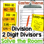 Long Division Games with 2 Digit Divisors Solve the Room – Easter Math ...