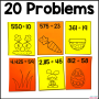 Long Division Games with 2 Digit Divisors Solve the Room – Easter Math ...
