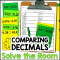 Comparing Decimals Solve the Room Activity – St. Patrick’s Day Math ...