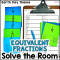 Equivalent Fractions Solve the Room – Earth Day Theme – Fractions ...