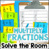 Multiplying Fractions Activity – Solve the Room – Spring Math Games ...