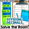 Dividing Decimals Activity – Solve the Room – Earth Day Math Center ...