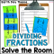 Dividing Fractions Solve the Room Activity – Earth Day Math – Chloe ...