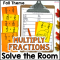 Fall Fraction Activity Multiplying Fractions Practice 5th Grade ...