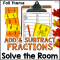 Adding and Subtracting Fractions with Like Denominators – Fall Solve ...