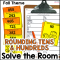 Rounding to the Nearest Tens and Hundreds – Solve the Room – Fall Math