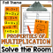 Fall Solve the Room – Multiplication Properties Activity – 3rd Grade ...