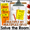 Multiplying Multiples of 10 – Solve the Room fall Math Multiplication ...