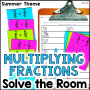 Multiplying Fractions Activity – Solve the Room – Summer Math Center ...