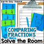 Comparing Fractions with Unlike Denominators Solve the Room Earth Day ...