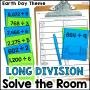 Long Division Games with 1 Digit Divisors – Solve the Room – Earth Day ...