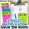 2 Digit by 2 Digit Multiplication Solve the Room – Summer Math – Chloe ...