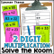2 Digit by 2 Digit Multiplication Solve the Room – Summer Math – Chloe ...