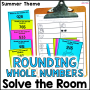Rounding to the Nearest Tens and Hundreds – Solve the Room – Summer ...