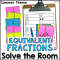 Equivalent Fractions Game – Solve the Room – Summer Math – Fractions ...