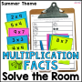 Multiplication Facts – Solve the Room Summer Math Activity – Chloe ...