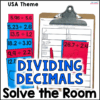 Dividing Decimals Activity – Solve the Room – USA Math 5th Grade Center ...