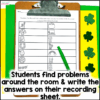Area and Perimeter Solve the Room Activity – St. Patrick’s Day Math