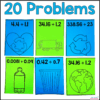 Dividing Decimals Activity – Solve the Room – Earth Day Math Center ...